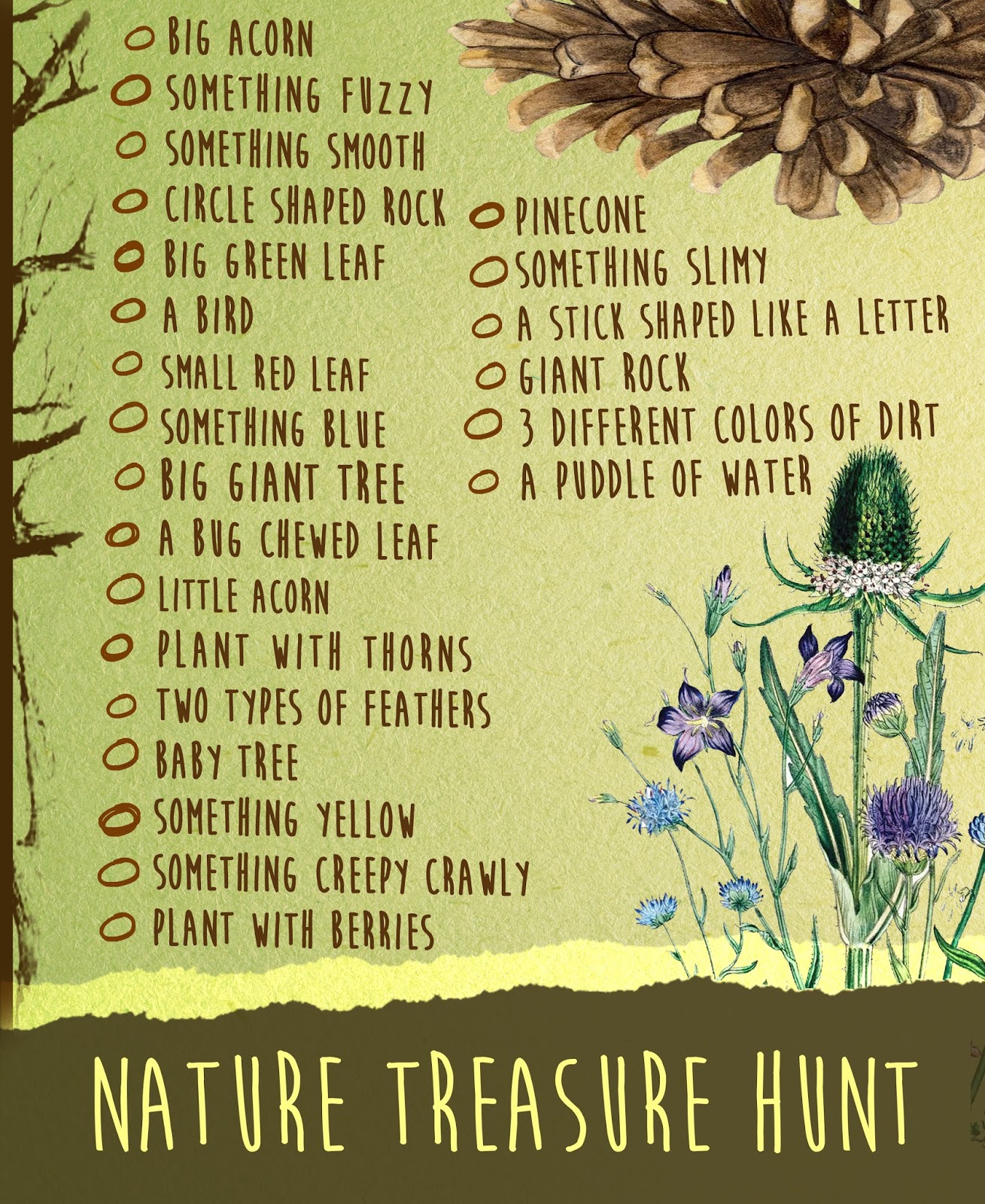 Who put my iPad in the dishwasher?: Nature Treasure Hunt