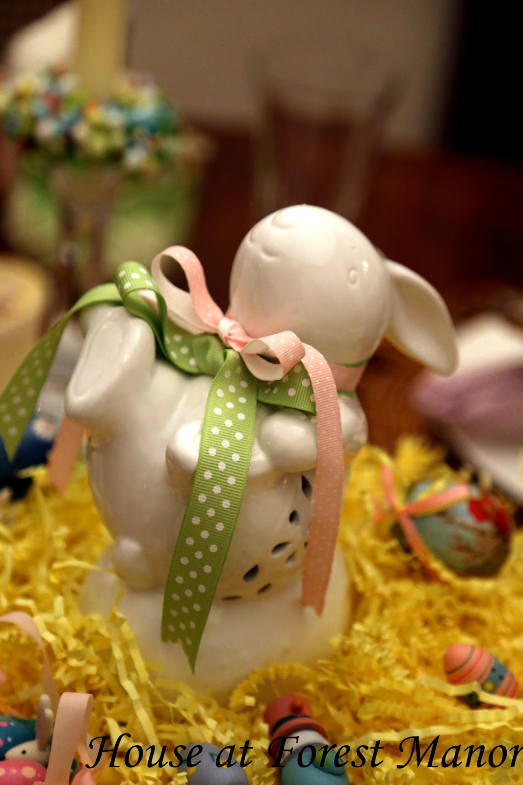 House at Forest Manor: Belated Easter Tablescape