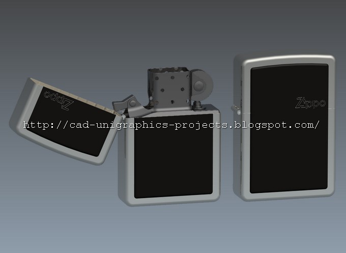 CAD designs by Ivan: Zippo lighter, 3D model