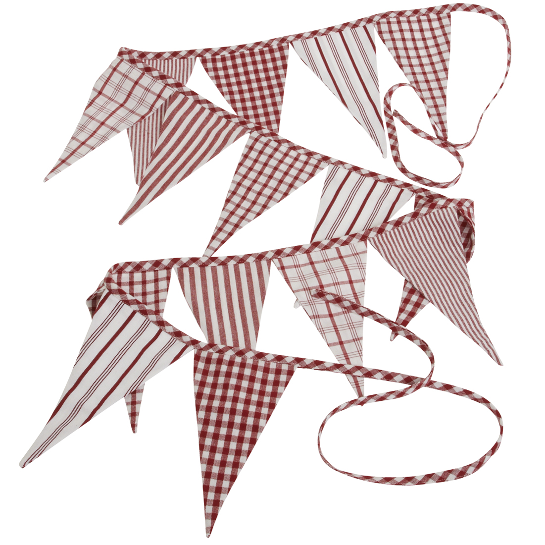 barntyger.se: Röda vimplar i tyg passar fint både i barnrum som ...