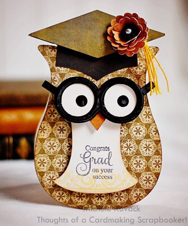 The Paper Loft LC: Graduation Owl Card