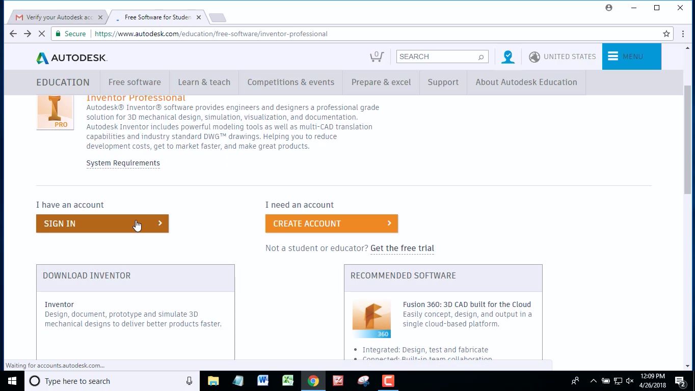 TIPS MUDAH MENDAPATKAN LISENSI 3 TAHUN DARI AUTODESK INVENTOR PROFESSIONAL