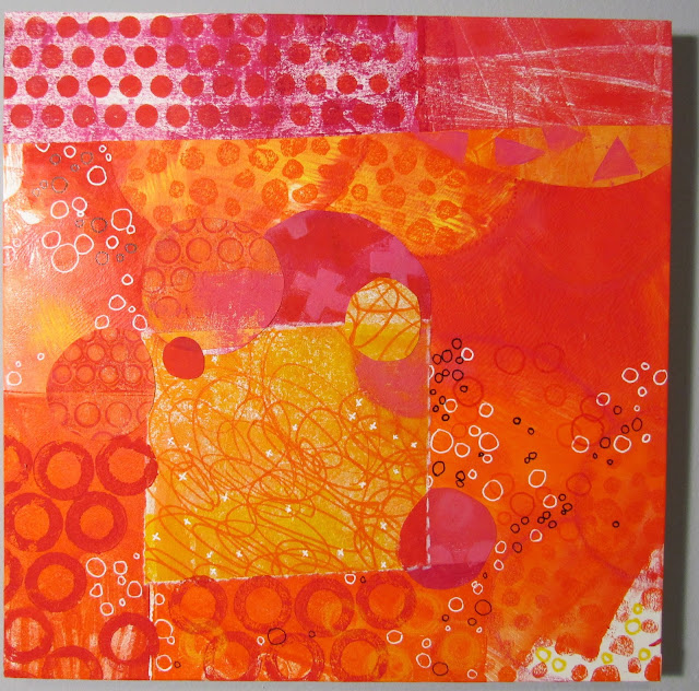 Melody Johnson: Red Collage #5