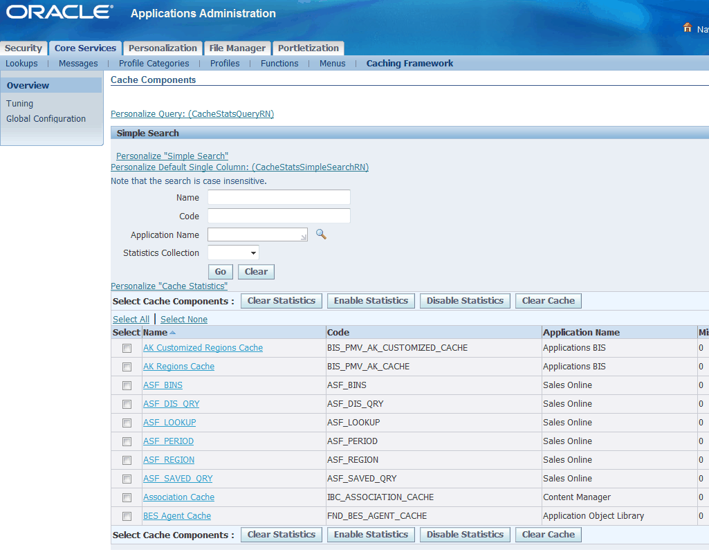 Clear OA Framework Cache and Invisible Responsibilities - Oracle EBS and Applications Blog