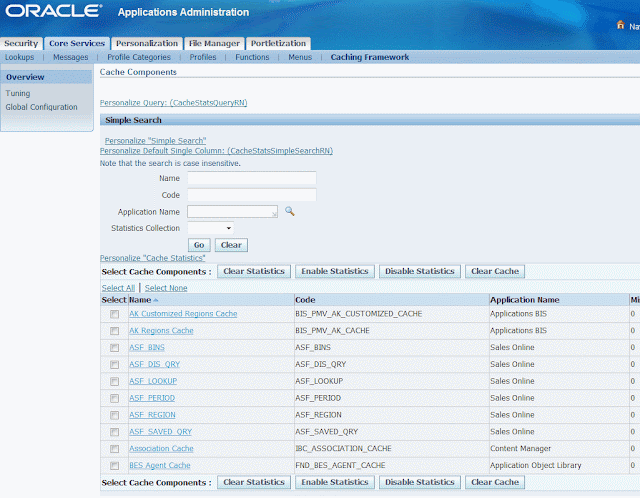 Clear OA Framework Cache and Invisible Responsibilities - Oracle EBS and Applications Blog