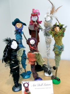 Studio Amara: Textile Art Stick Dolls