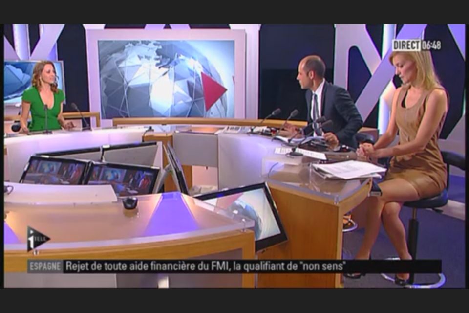 vuesalatele: [2012 06 01] MAYA LAUQUE - I>TELE - LE 6-9 @06H37