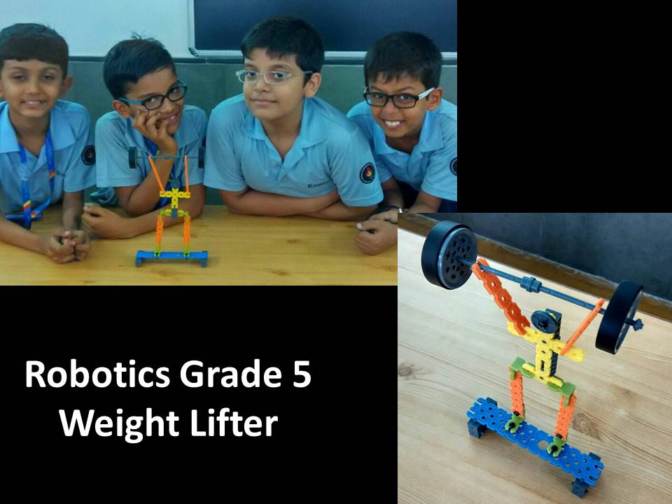 The Rustomjee Cambridge Diaries: Robotics Grade 5 Weight Lifter