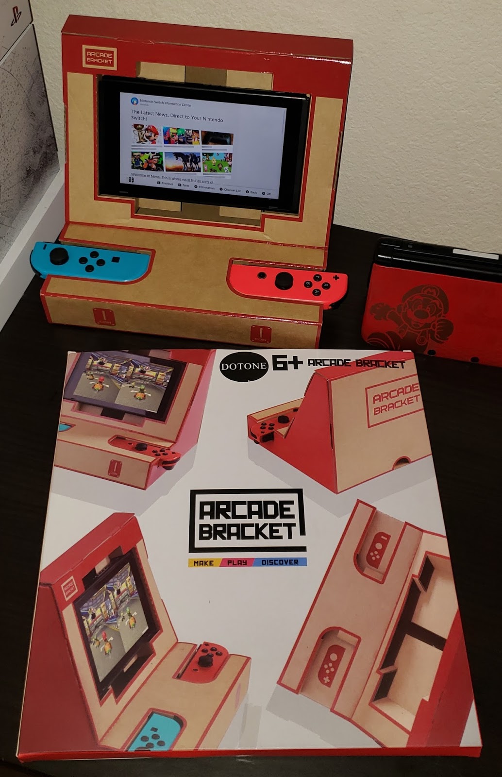 Nintendo LABO Style Cardboard Arcade Toy Stand for Nintendo Switch ...