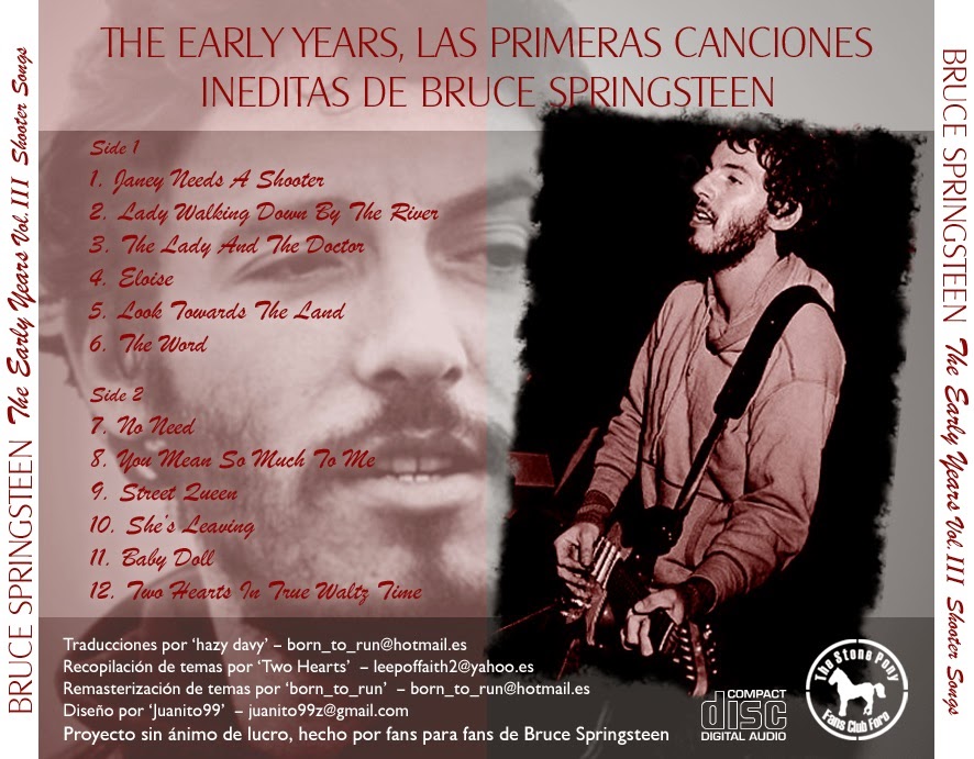 T.U.B.E.: Bruce Springsteen - The Early Years (VAR/FLAC) 4 CDs