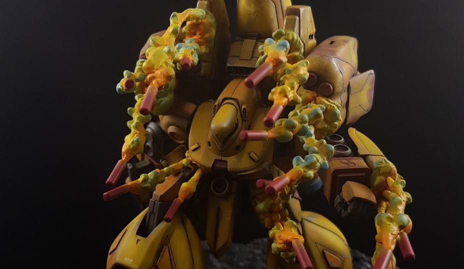 Custom Build: HGUC 1/144 AMX-102 ZSSA "Hell Raining Down on The Wicked"