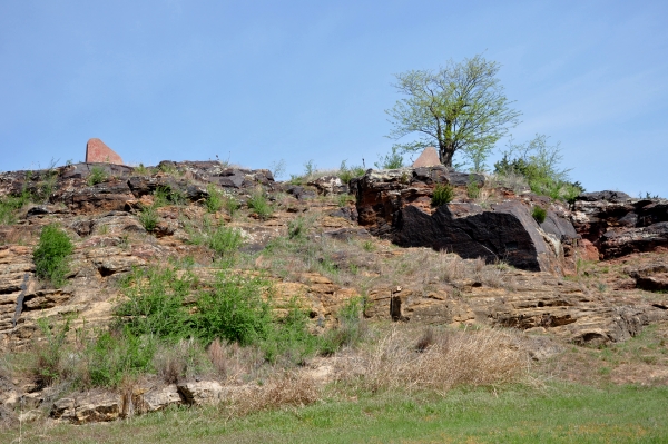 Frank Thompson's Kansas Journeys: Halfway to Santa Fe ~ Pawnee Rock