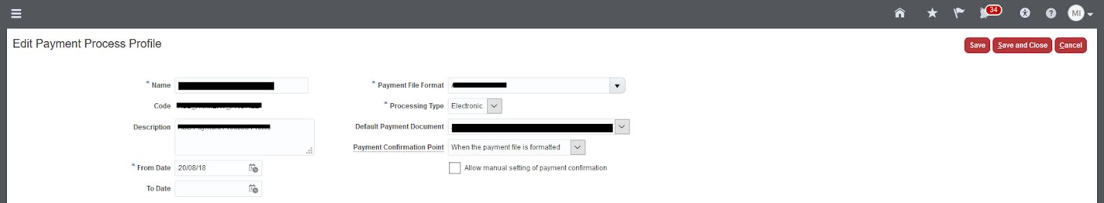 The Oracle Prodigy: Creating a Custom Payment Process Profile (PPP) in Oracle Fusion Applications