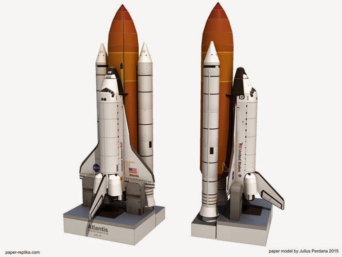 Atlantis Space Shuttle Papercraft | Papercraft Paradise | PaperCrafts ...