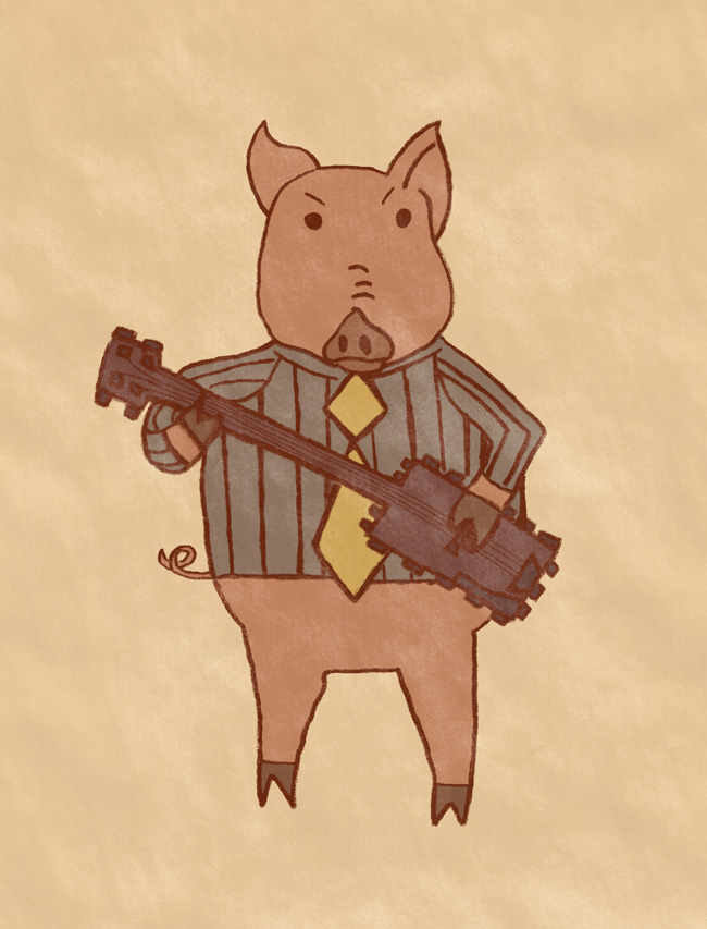 Dueling Banjo Pigs: Diann Malcolm: Banjo Pig