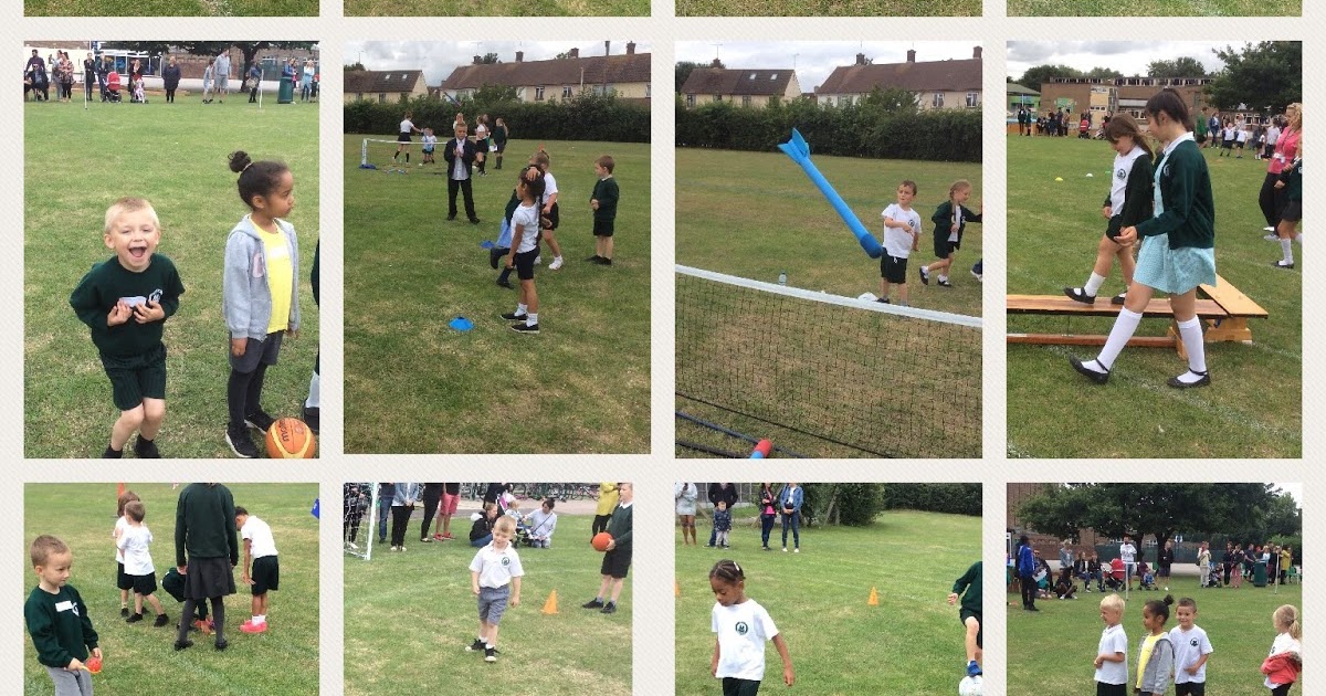 Mead Primary: Sports day fun for Reception