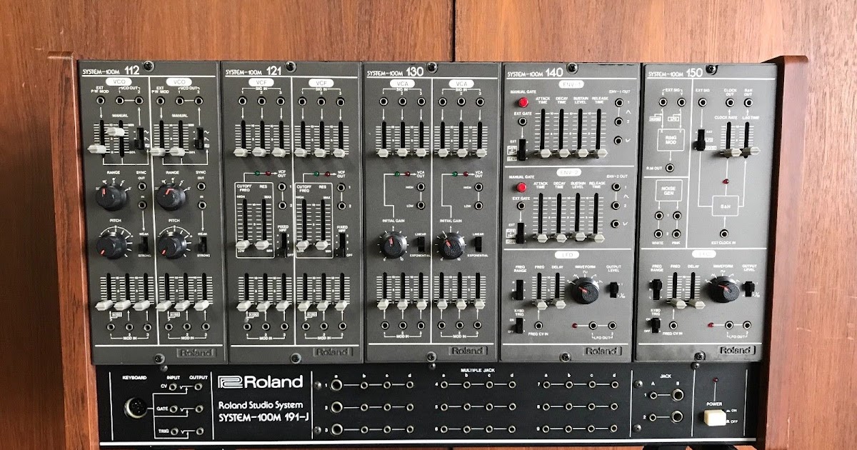 MATRIXSYNTH: Roland Studio System-100m D-set 112 121 130 140 150 191-J