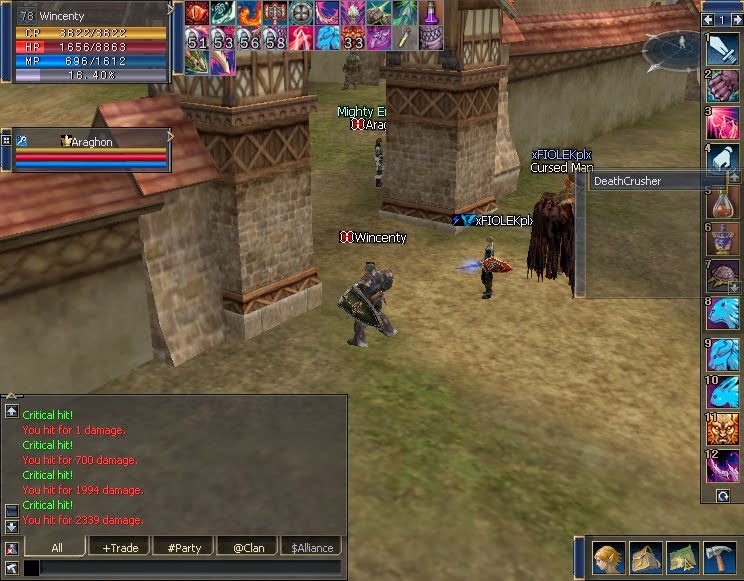 Lineage 2 - best mmo ever: Devastated Castle & random Treasure Hunter ...