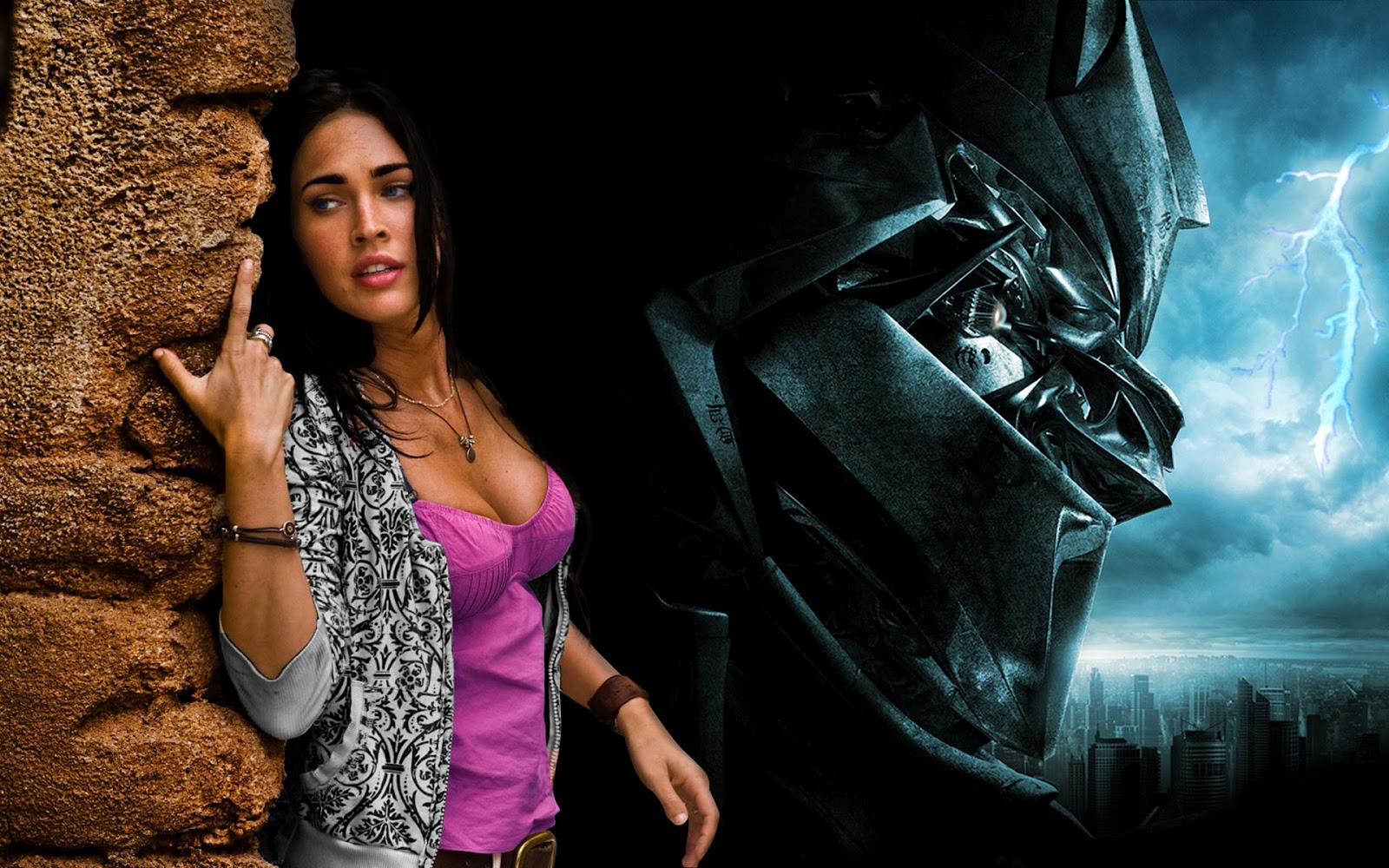love quotes: Megan Fox Transformers Desktop Wallpaper