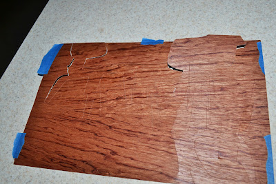 Adventures In Creating: Modern Wood Veneer Wall Art