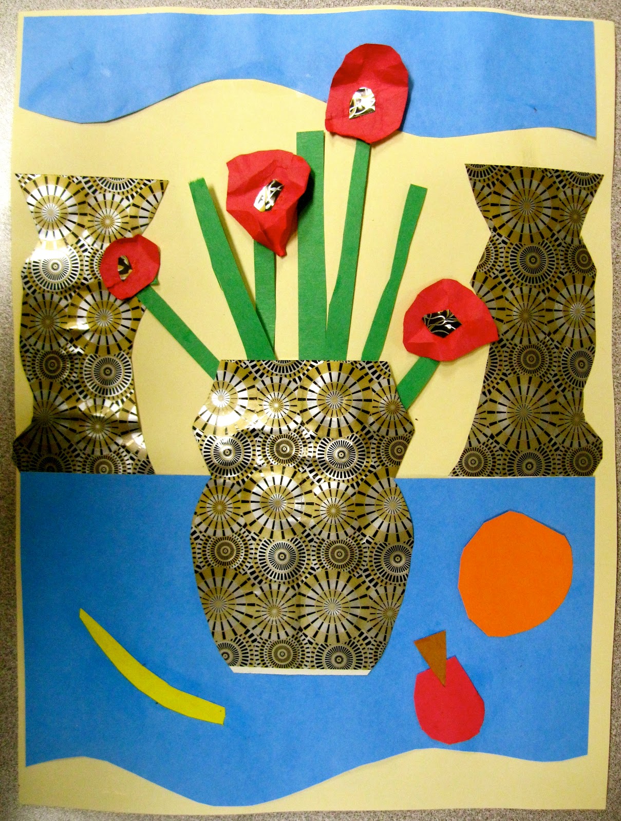 Angie Villa Art & Education: Still Life Collage- 4th Grade