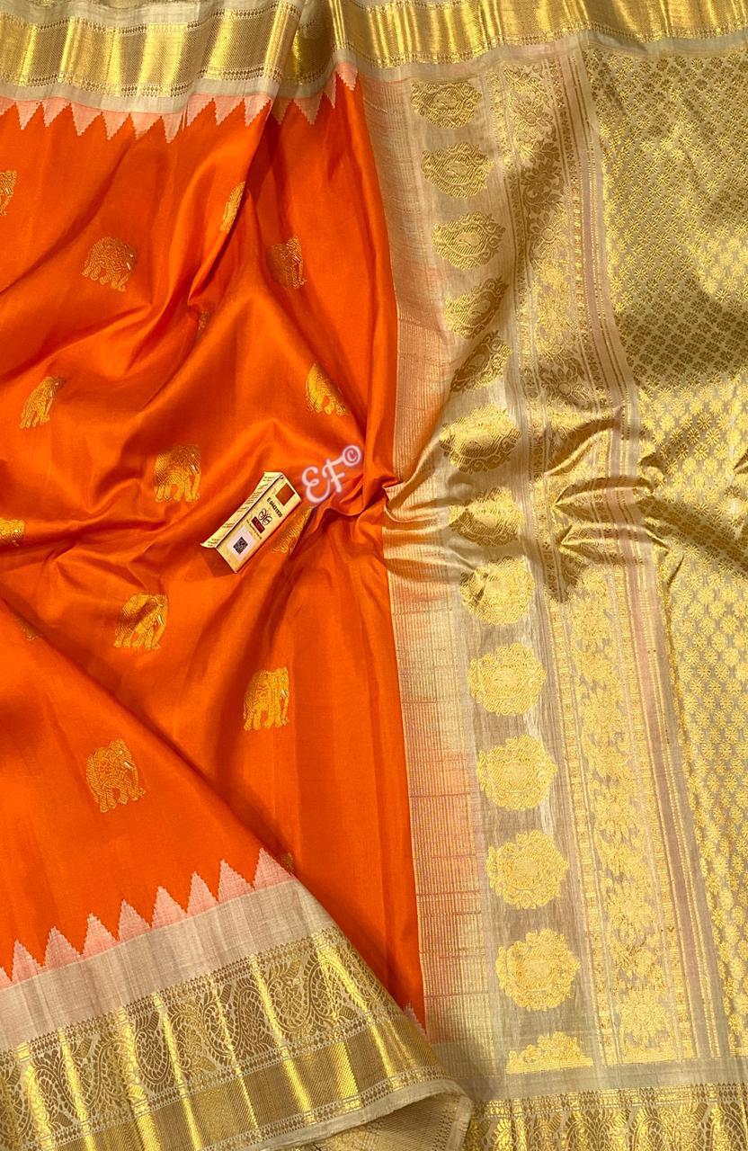 Bridal gadwal pattu sarees