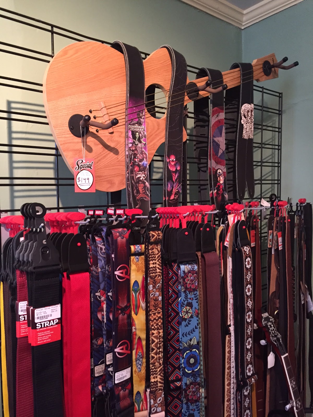 Wall-Axe Custom Guitar Hangers