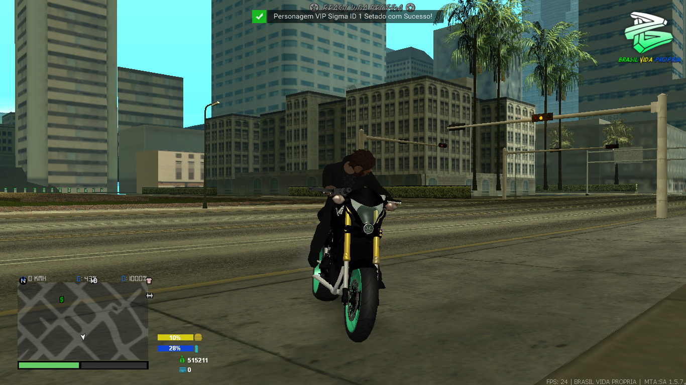 HUD 1.0 PRA SERVIDOR RP + SISTEMAS - MTA Brasil