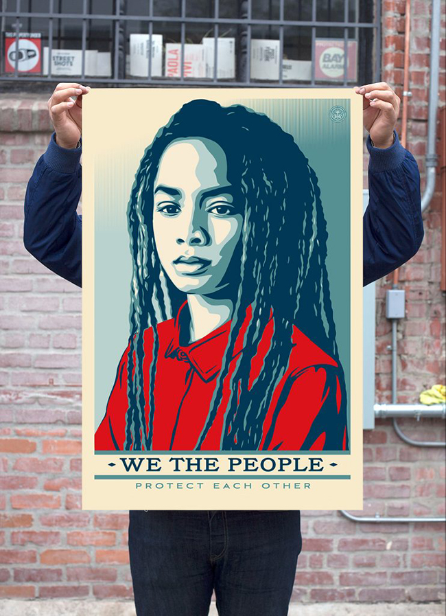 WHAT THE FUCK HAVE YOU DONE?: Shepard Fairey Designs ‘We The People ...