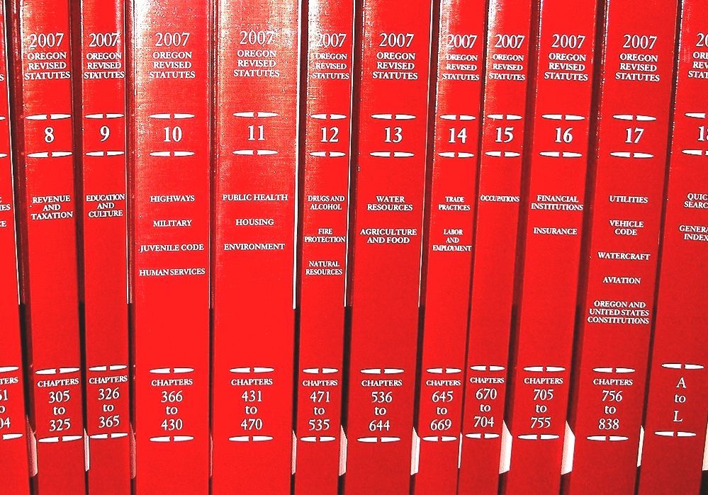 Oregon Revised Statutes - Oregon Laws