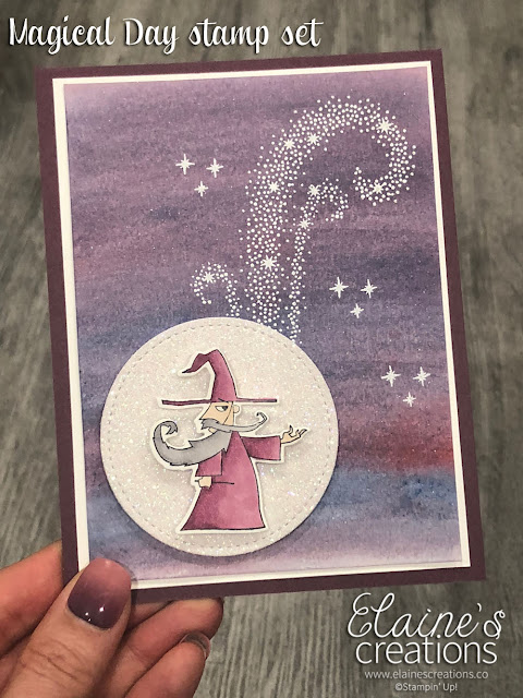 Elaine's Creations: Magical Day Wizard Card