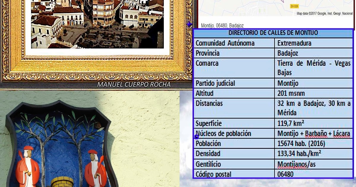 DIRECTORIO CALLES DEL CALLEJERO ILUSTRADO DE MONTIJO: ISAAC PERAL, CALLE