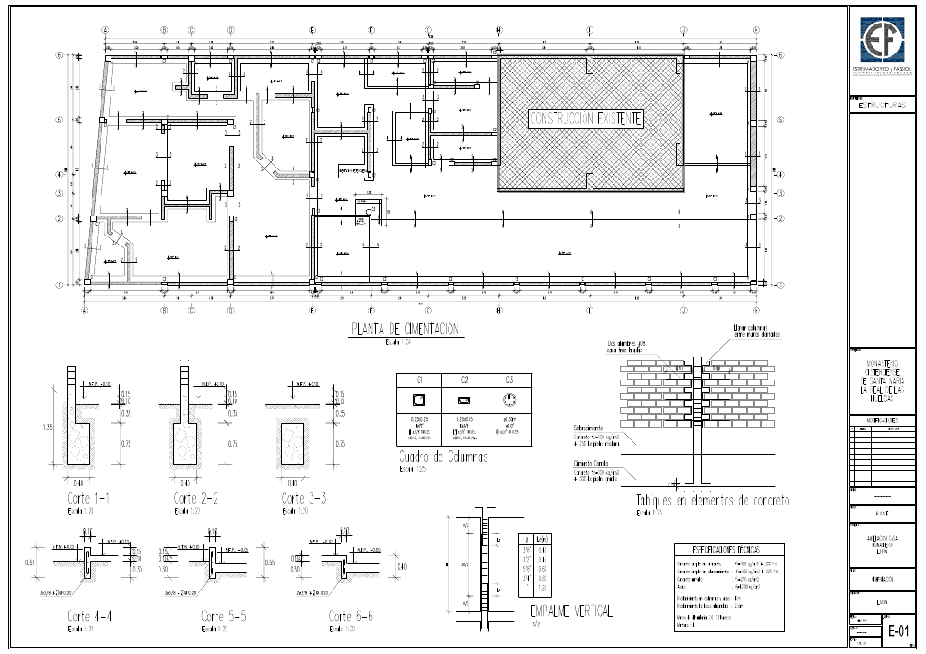 Planos Generales Plano Estructural