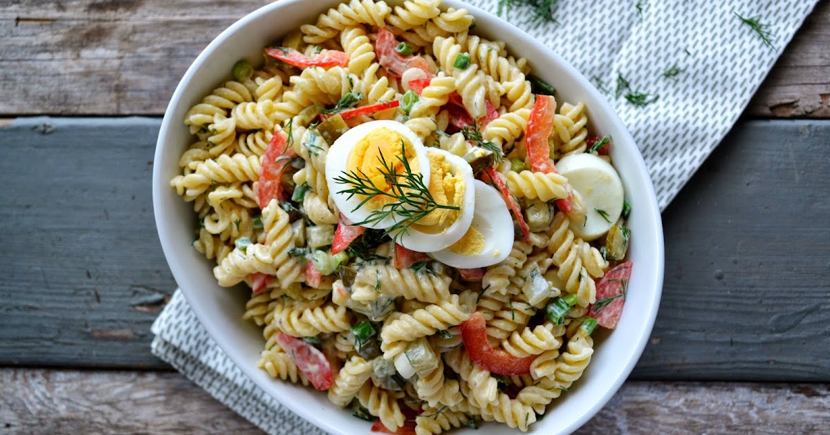 Dilled Noodle Salad With Creamy Dijon Dressing (GF)