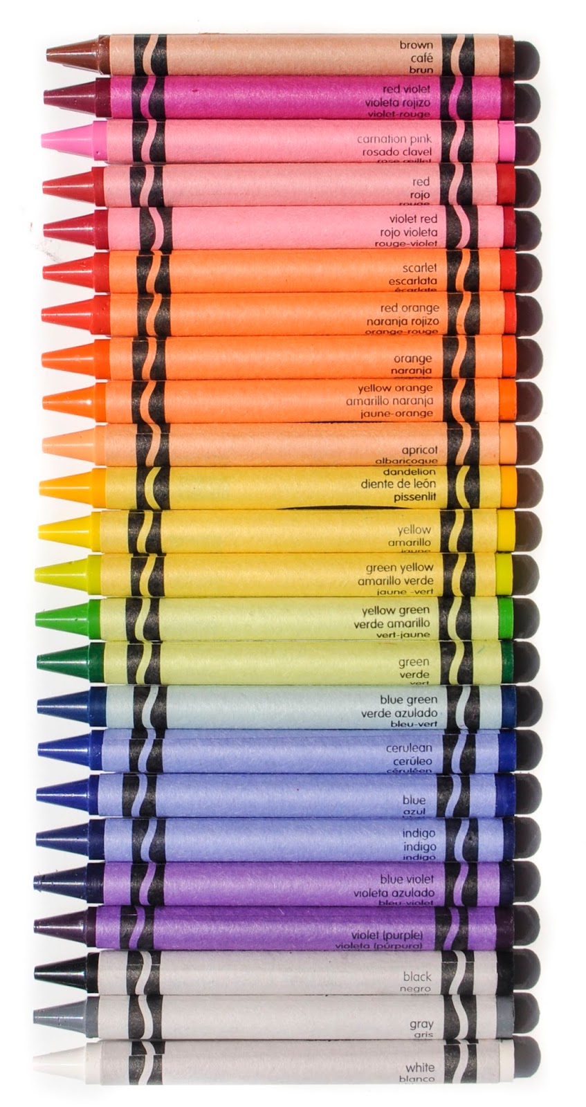 24 Count Crayola Crayons: What's Inside the Box | Jenny's Crayon Collection