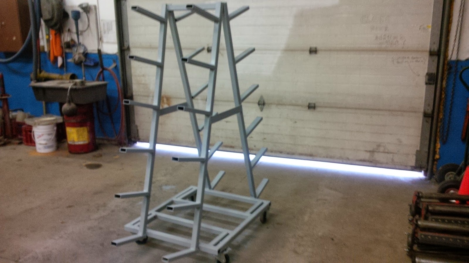 Bobs Shop: Reel rack build