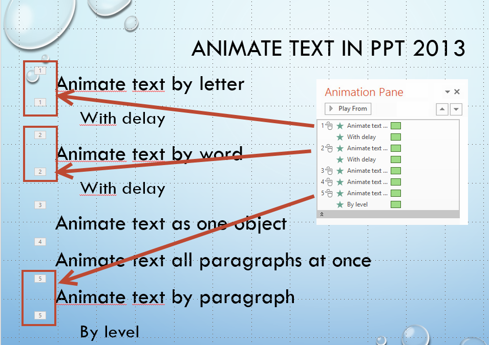 Luc's PowerPoint blog: Animate paragraphs in placeholders and text ...