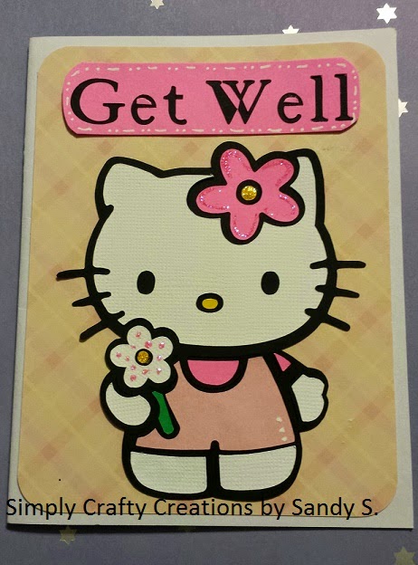 Simply Crafty Creations by Sandy S.: Simple Hello Kitty Card