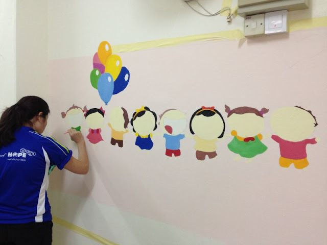 HOPE worldwide Malaysia: Mural Painting on Merdeka Day!