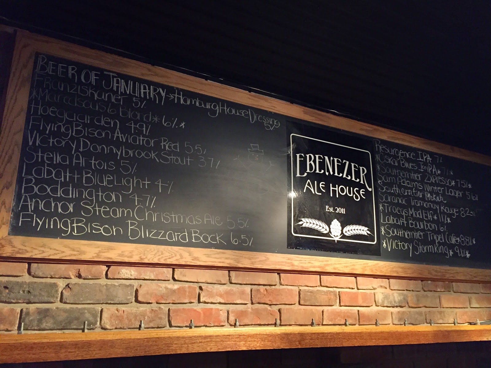 The Buffalo Beer Biochemist: Beer Place: Ebenezer Ale House