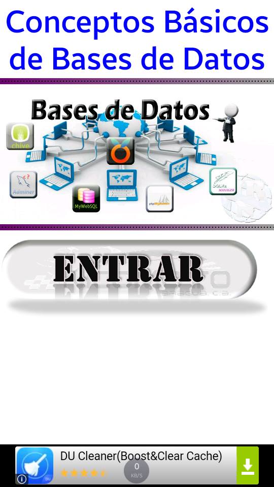 4.1 Diseña Bases de Datos Ofimáticas: Conceptos básicos de bases de datos