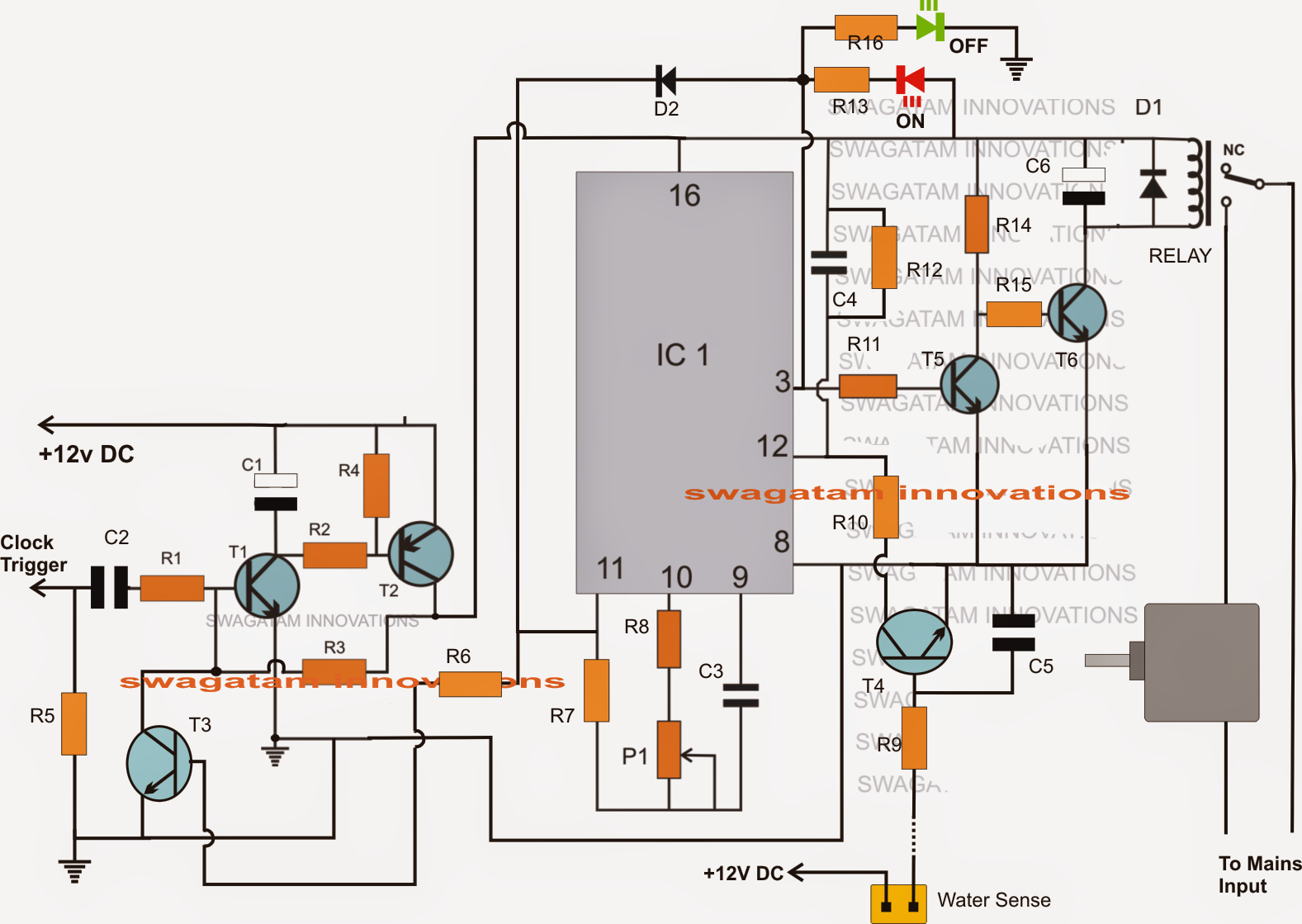 Real Time Activated Water Level Timer Controller Circuit | Circuit ...