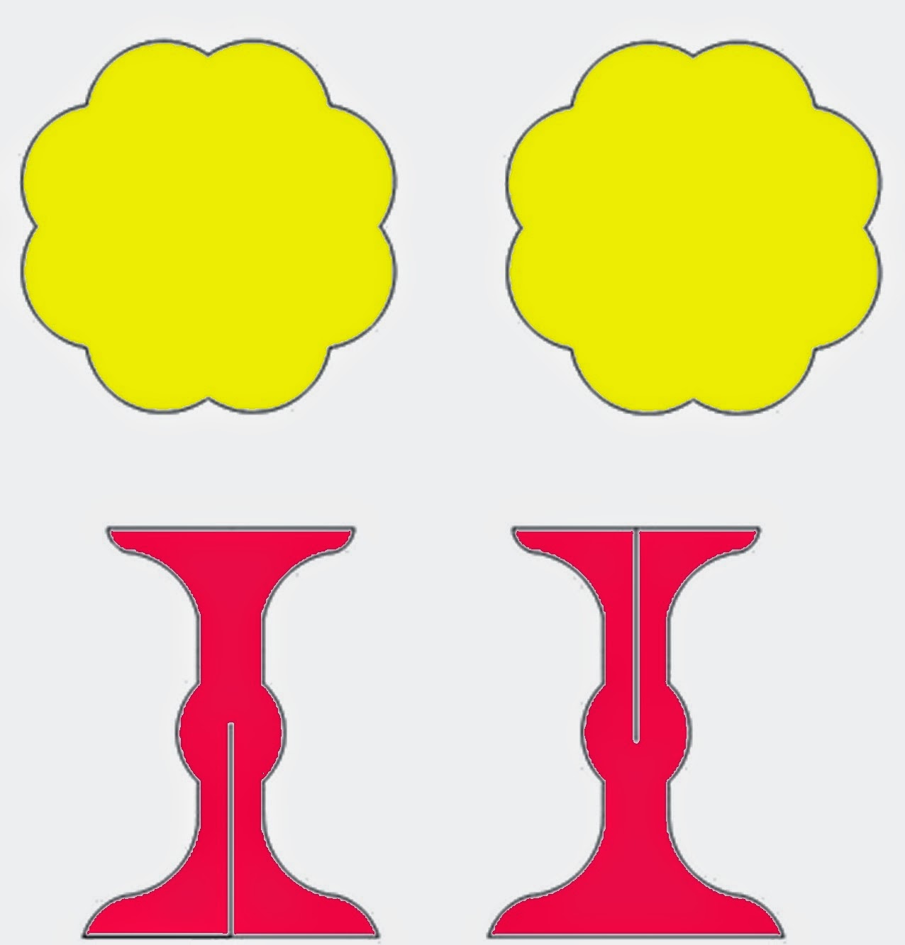 Pink and Yellow: Free Printable Mini Cupcake Stand. - Oh My Fiesta! in ...