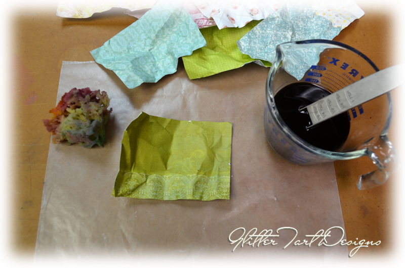 Glitter Tart Designs: Aging Paper with Walnut Ink ~ Tutorial