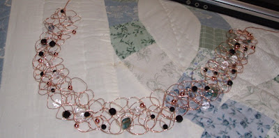 Ravings of a Mad Crafter: Crochet Wire Necklace Tutorial II