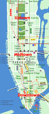 Map of Manhattan Tourist Pictures | Map of Manhattan City Pictures