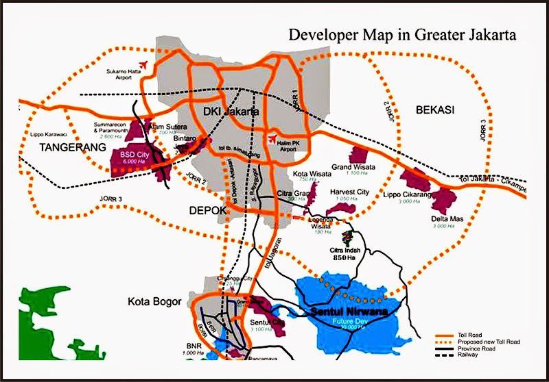 JAKARTA-WEST JAVA-BANTEN | Jakarta Outer Ring Road 2 Toll Road | 110,4 ...