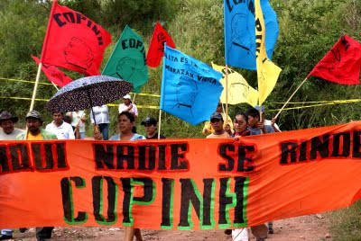 DelLadridodelSombreroalaescamadelsol: Pronunciamiento COPINH. Honduras.