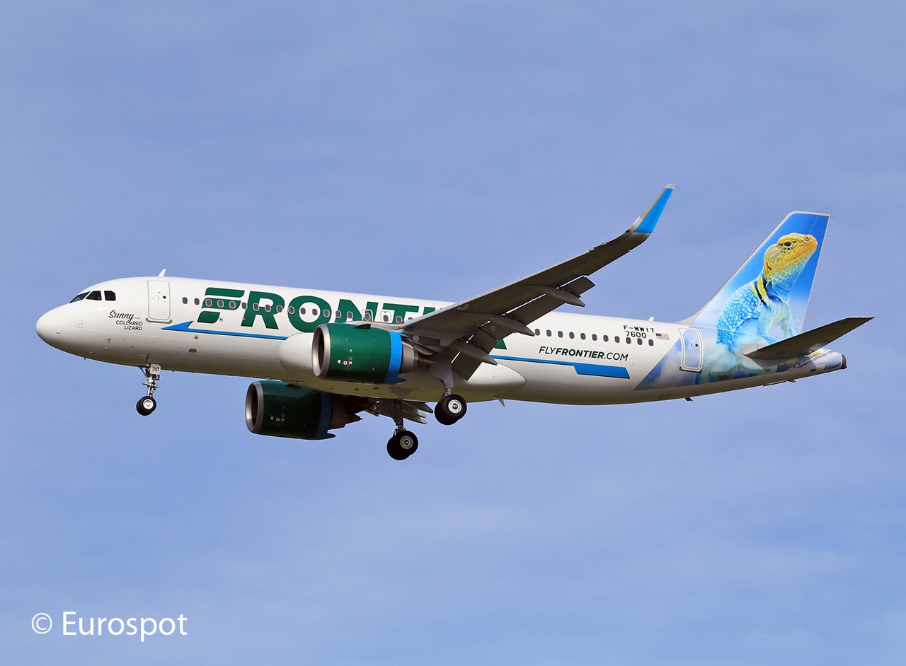 Airbus Hamburg Finkenwerder News: A320-251N, Frontier Airlines, N310FR ...