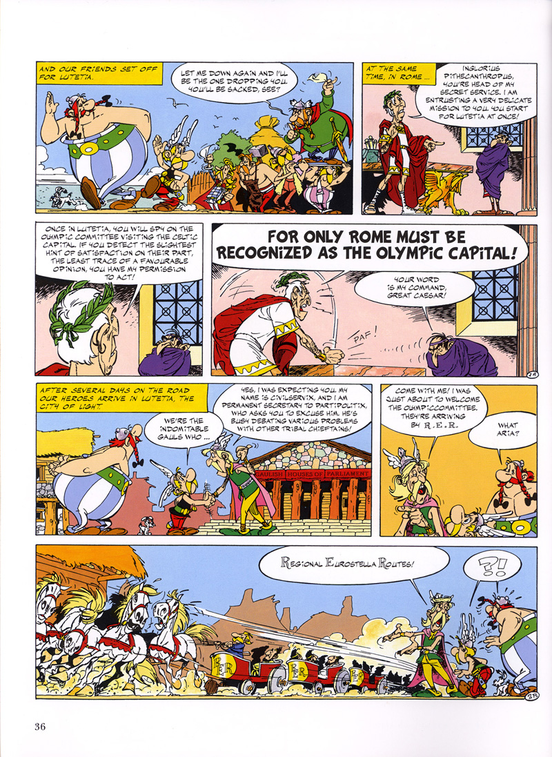 32 Asterix And The Class Act | Read 32 Asterix And The Class Act comic ...